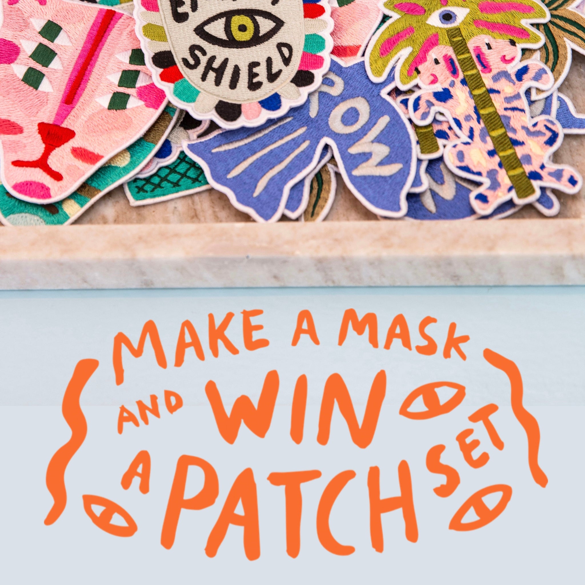 Make a mask - Win a patch set! – Tropical Scandinavia